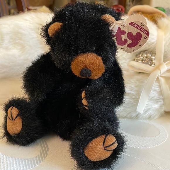Ty | Toys | Ty Collectible Ivan Black Bear Retired 993 Jointed With Tag ...